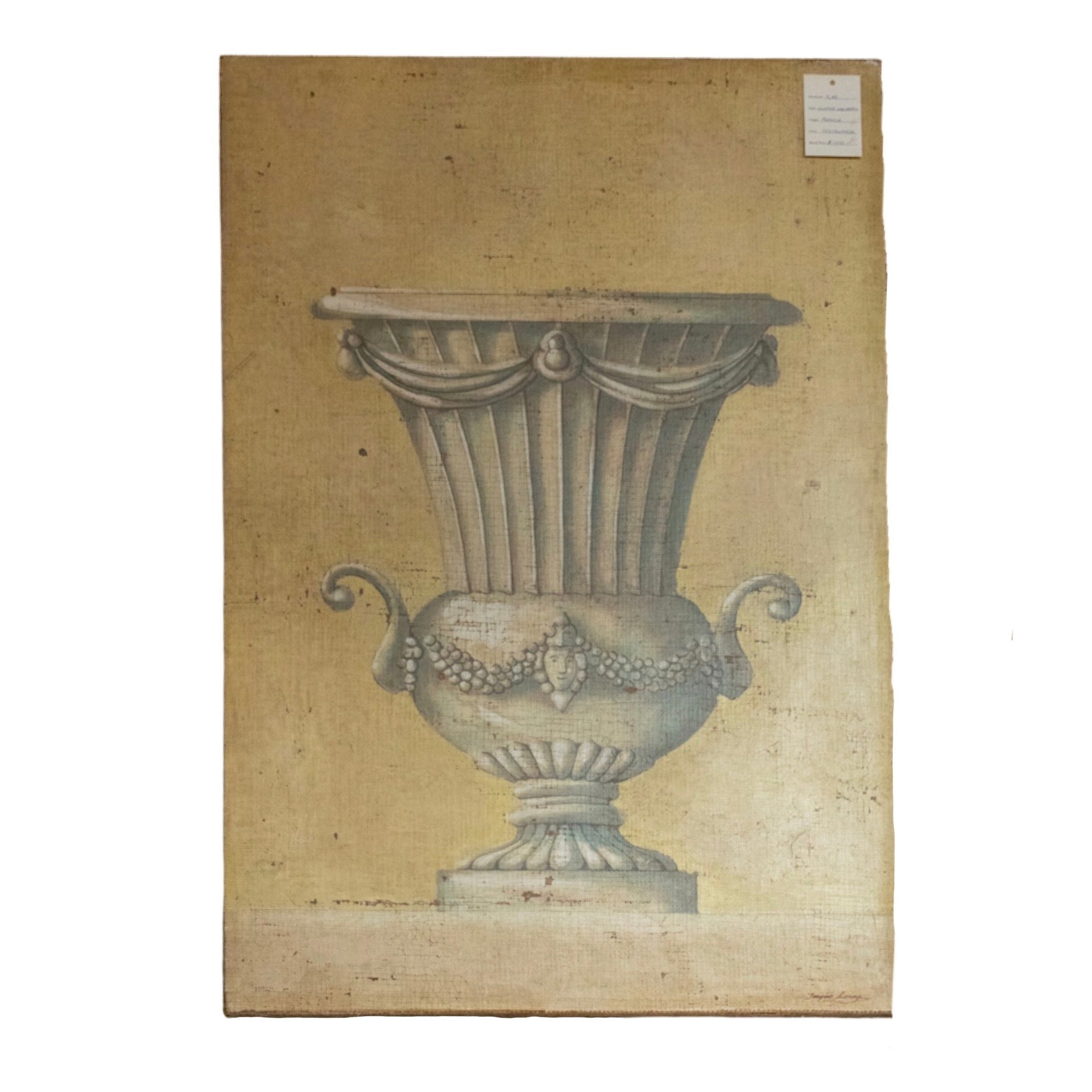 Urn Painting By Jacques Lamy